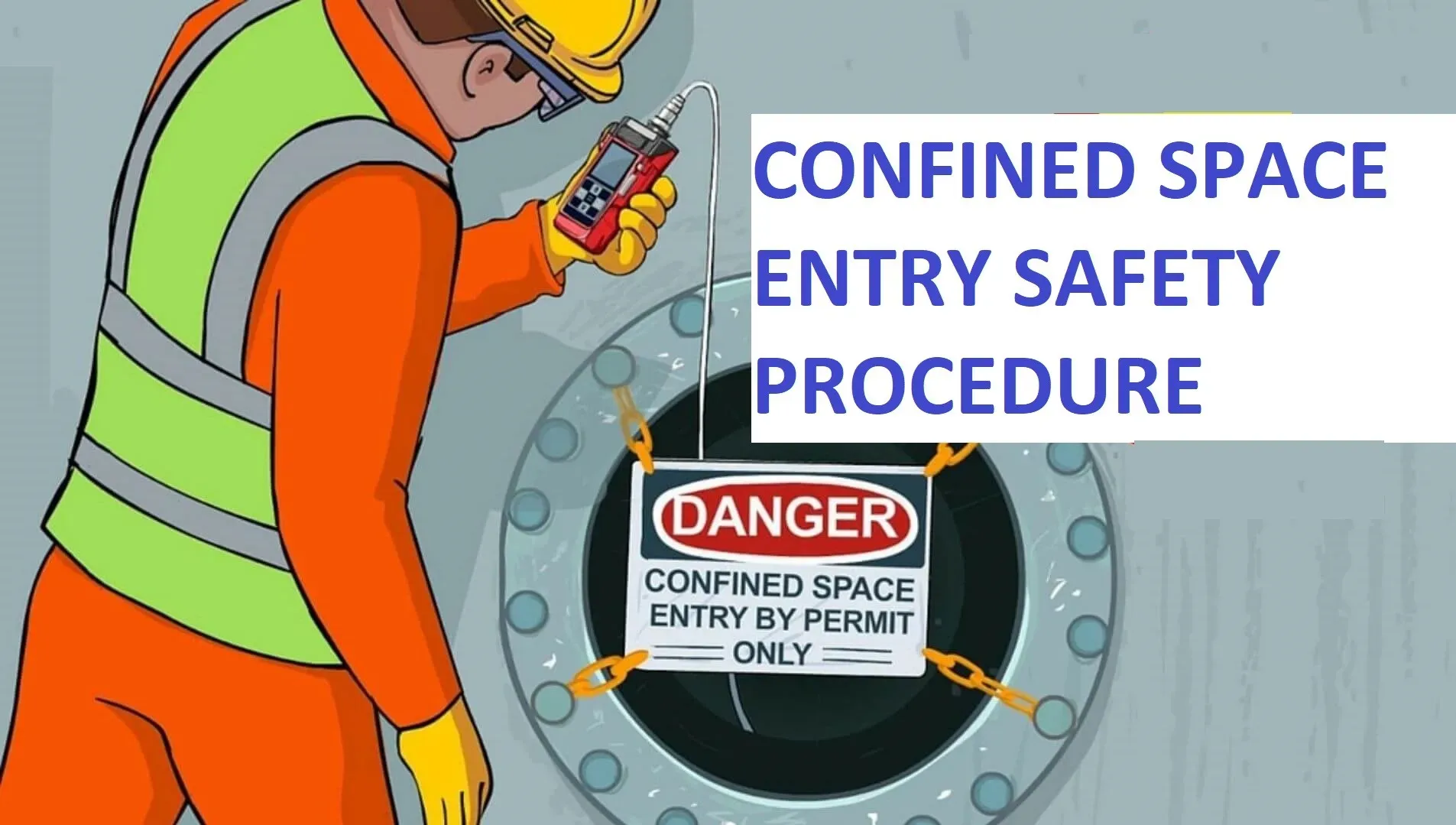 Regulations for entering and leaving work in restricted spaces need to ...