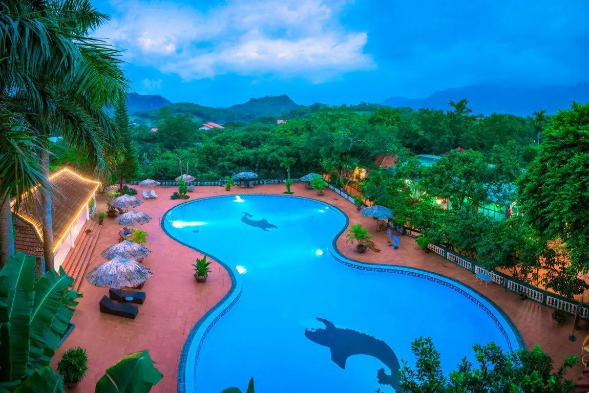 V Resort Kim Boi - hot mineral spring loved by many people | Explore ...